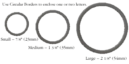 Embroidery Arts | Monogram Styles | Asian 1